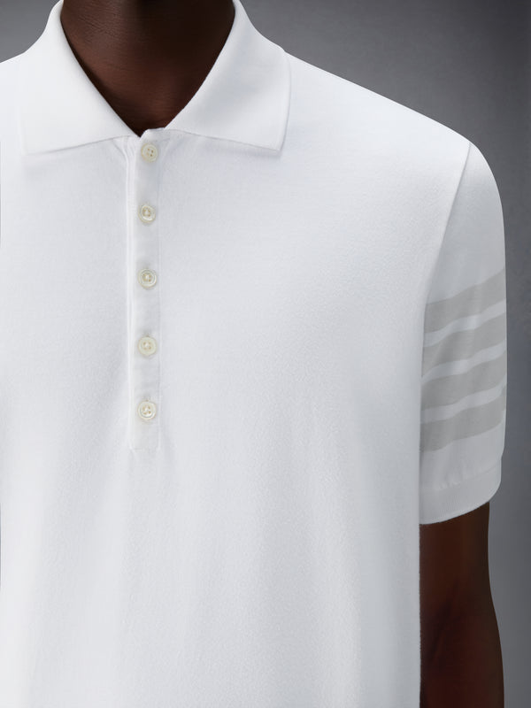 Garment Overdyed Jersey 4-Bar Polo & Thom Browne