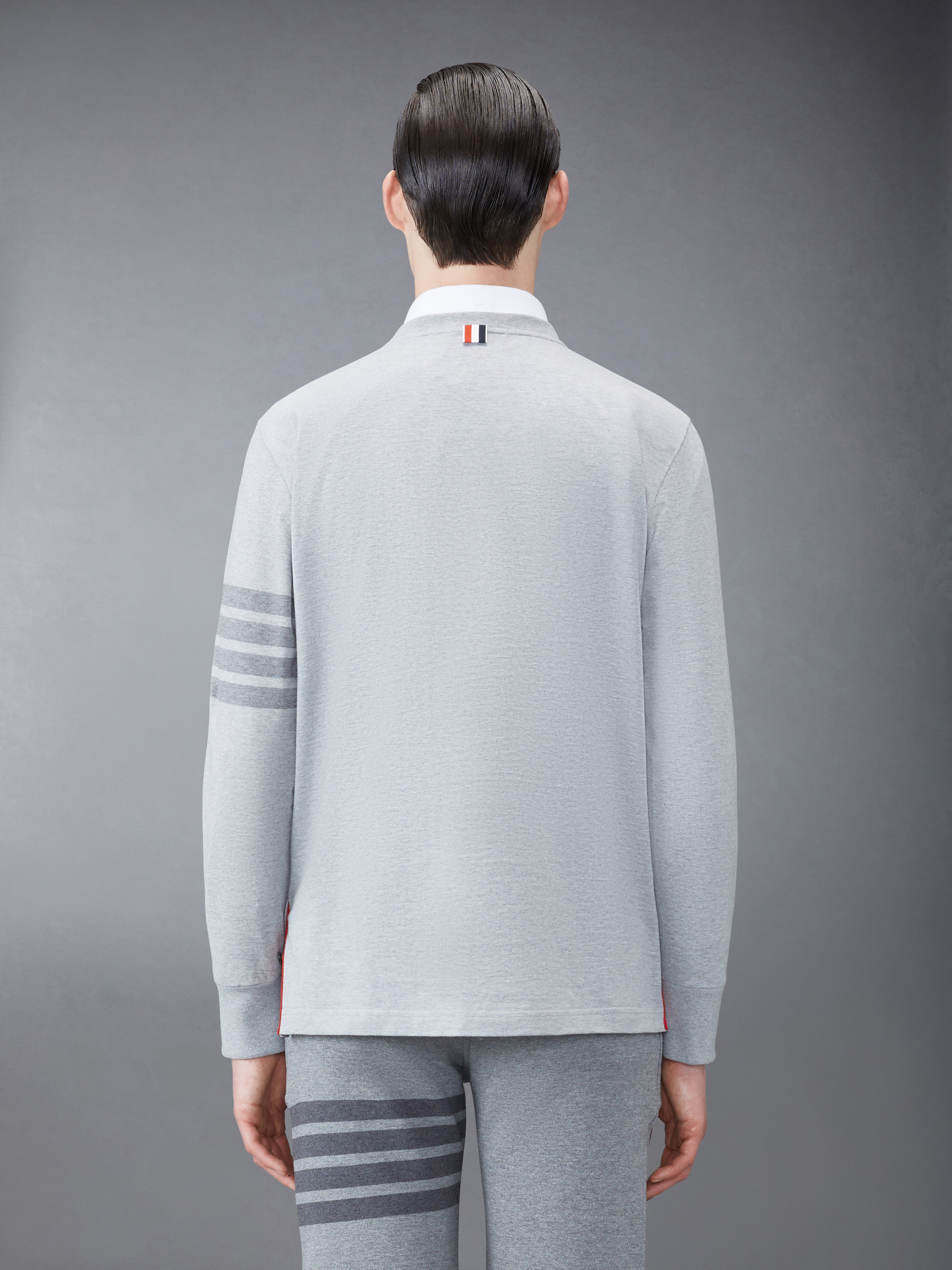 Jersey 4 Bar Rugby Tee | Thom Browne Jersey 4 Bar Rugby Tee | Thom Browne