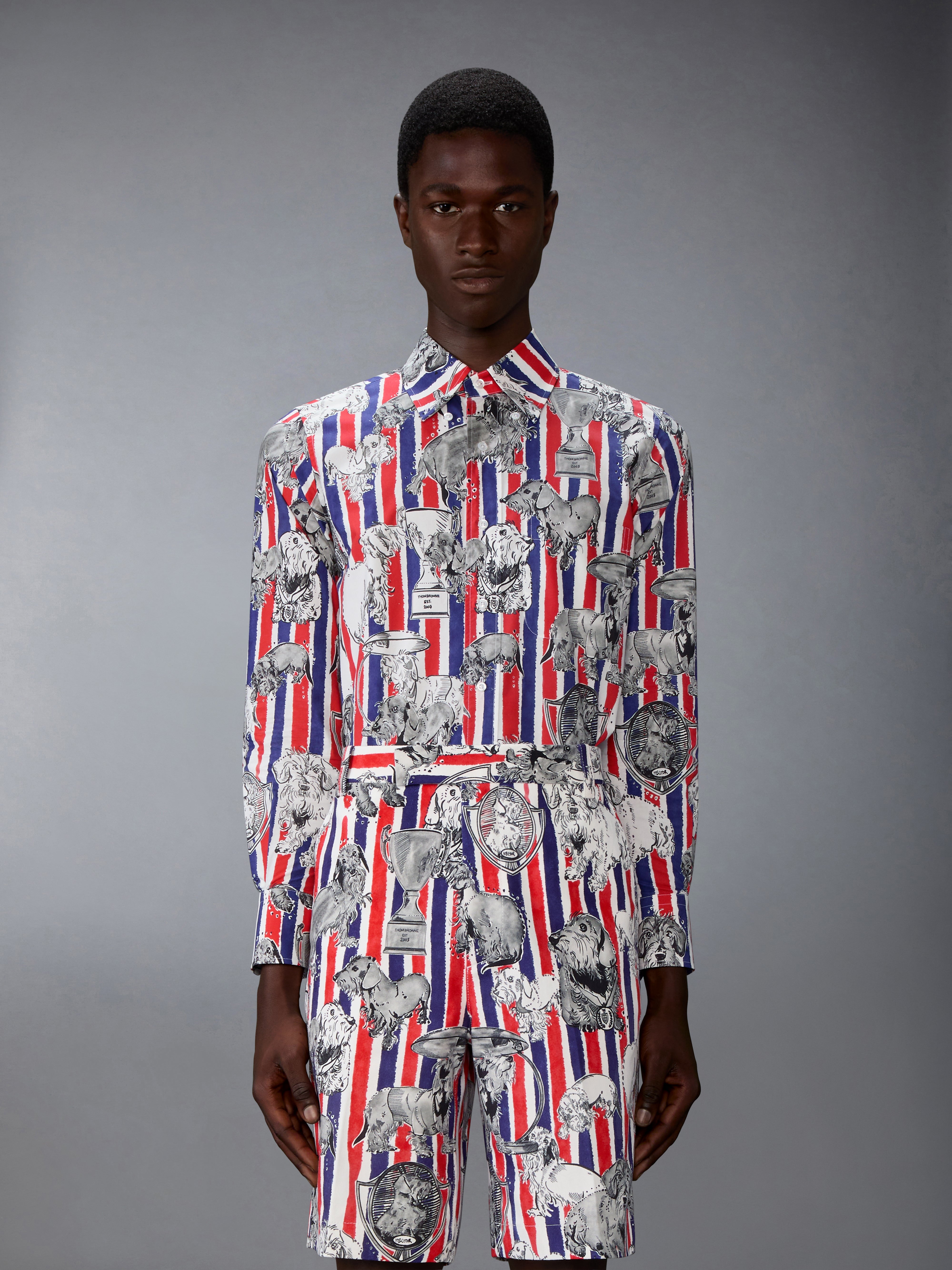 Poplin Hector Toile Shirt & Thom Browne