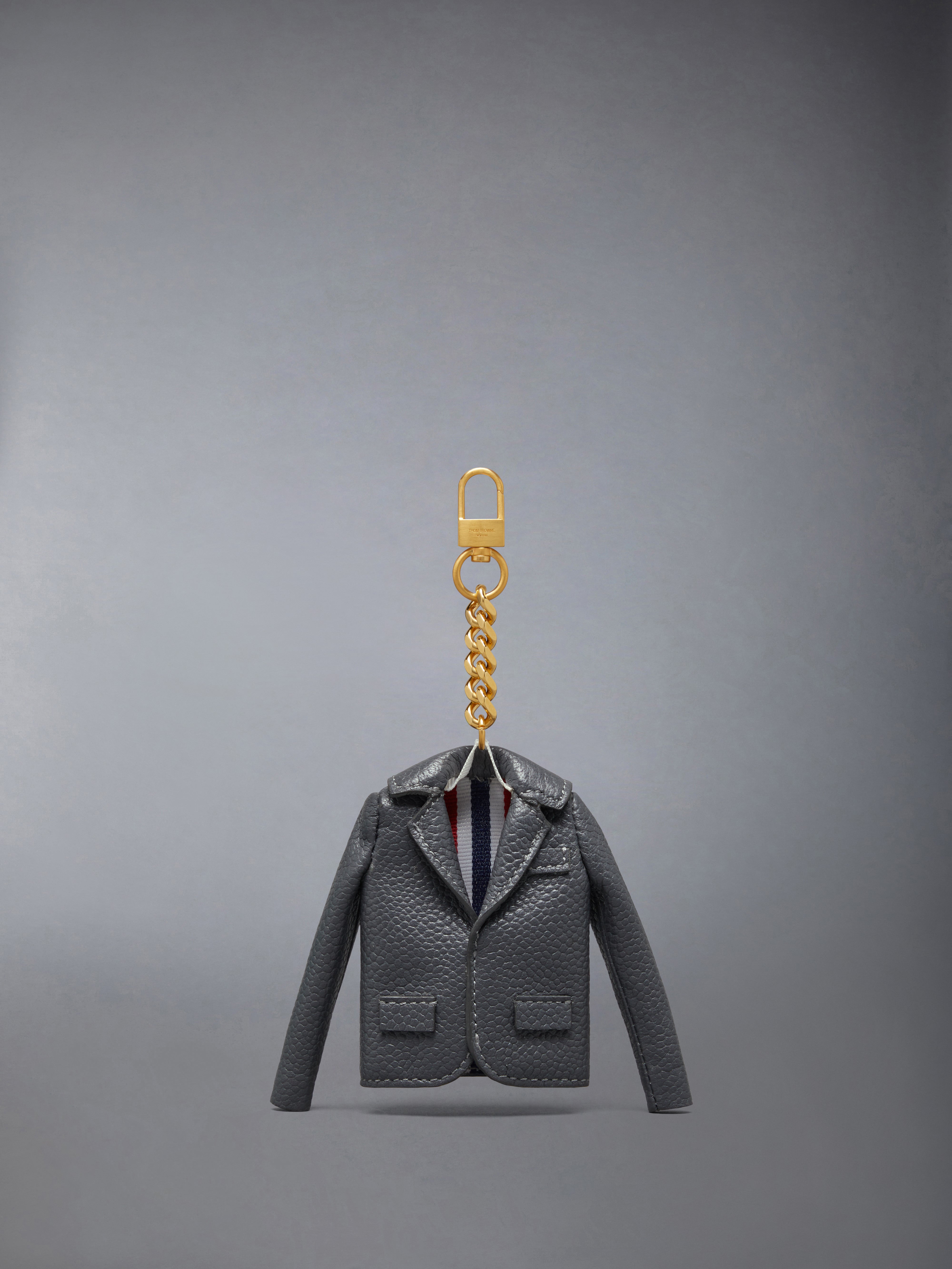 Soft Caviar Agneau Classic Jacket Charm & Thom Browne
